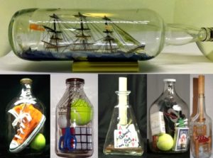 How to put a Rubik's Cube in a bottle?